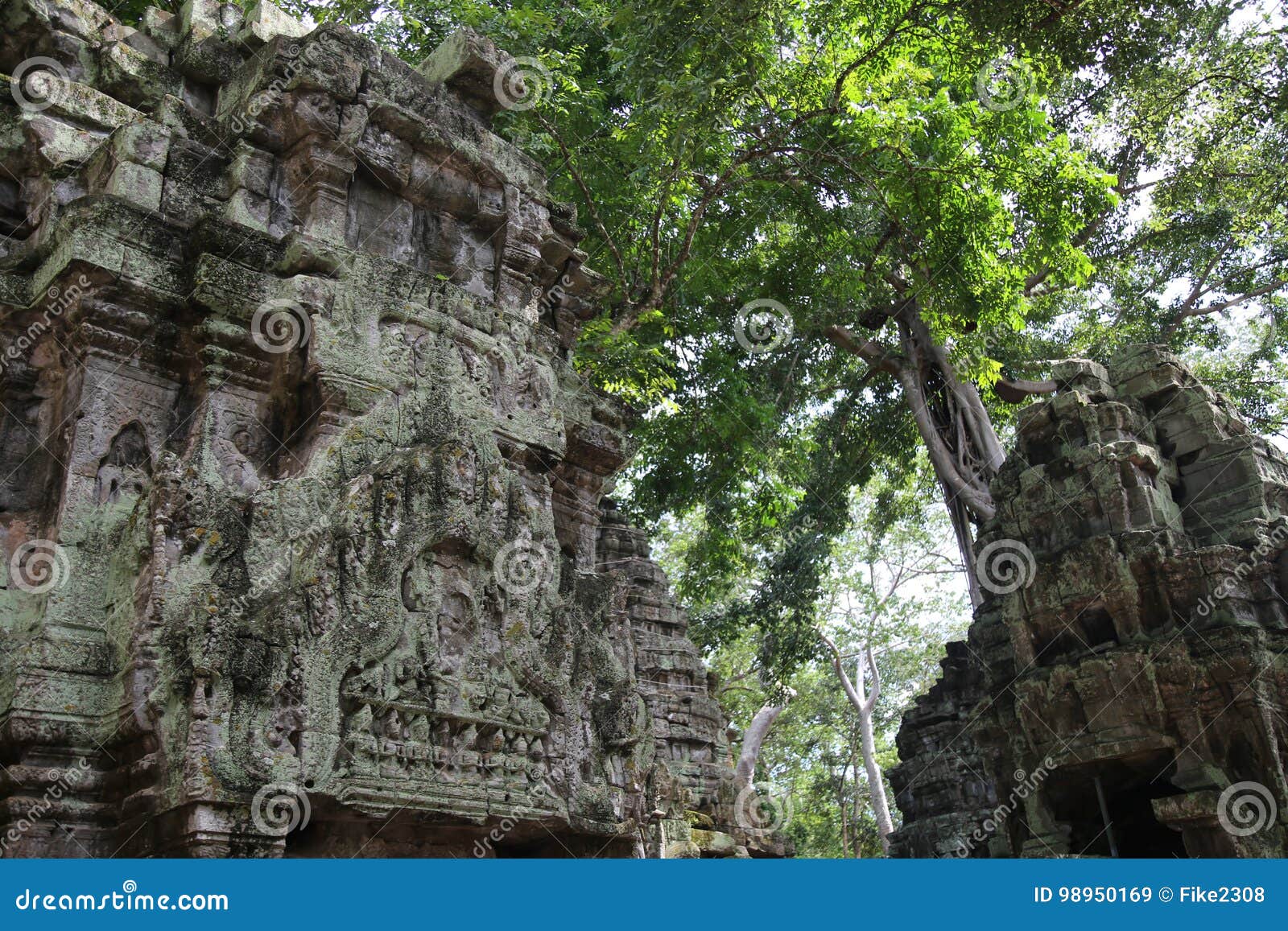 Angkor Ruins stock image. Image of historical, largest - 98950169