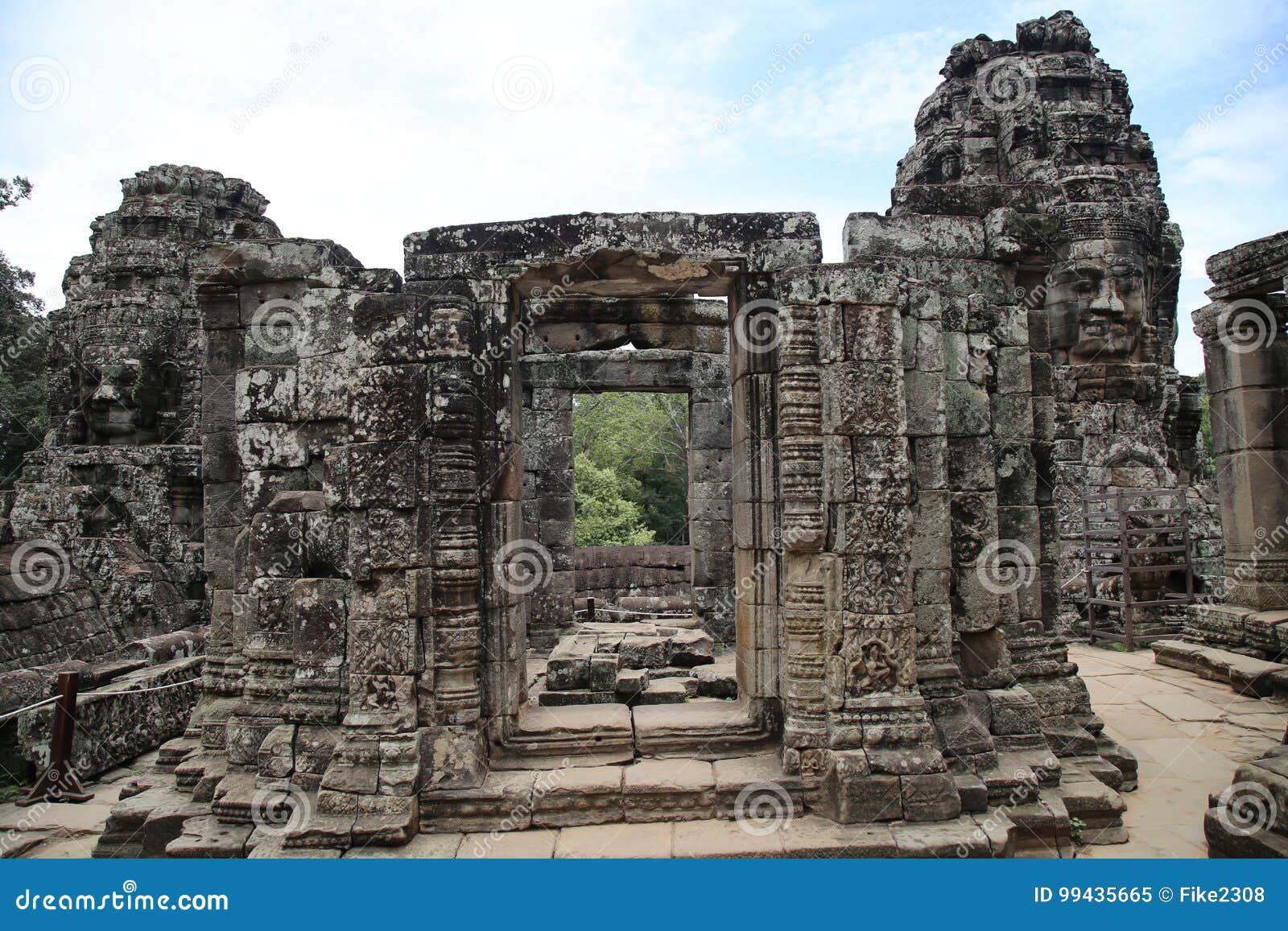Angkor Ruins stock image. Image of reap, cambodia, complex - 99435665