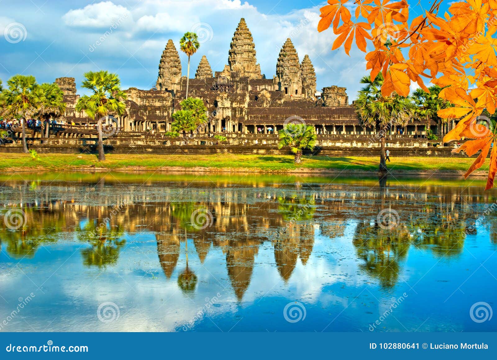 Angkor Wat, Siem Reap, Cambodia. Stock Image - Image of architecture, fall: 102880641