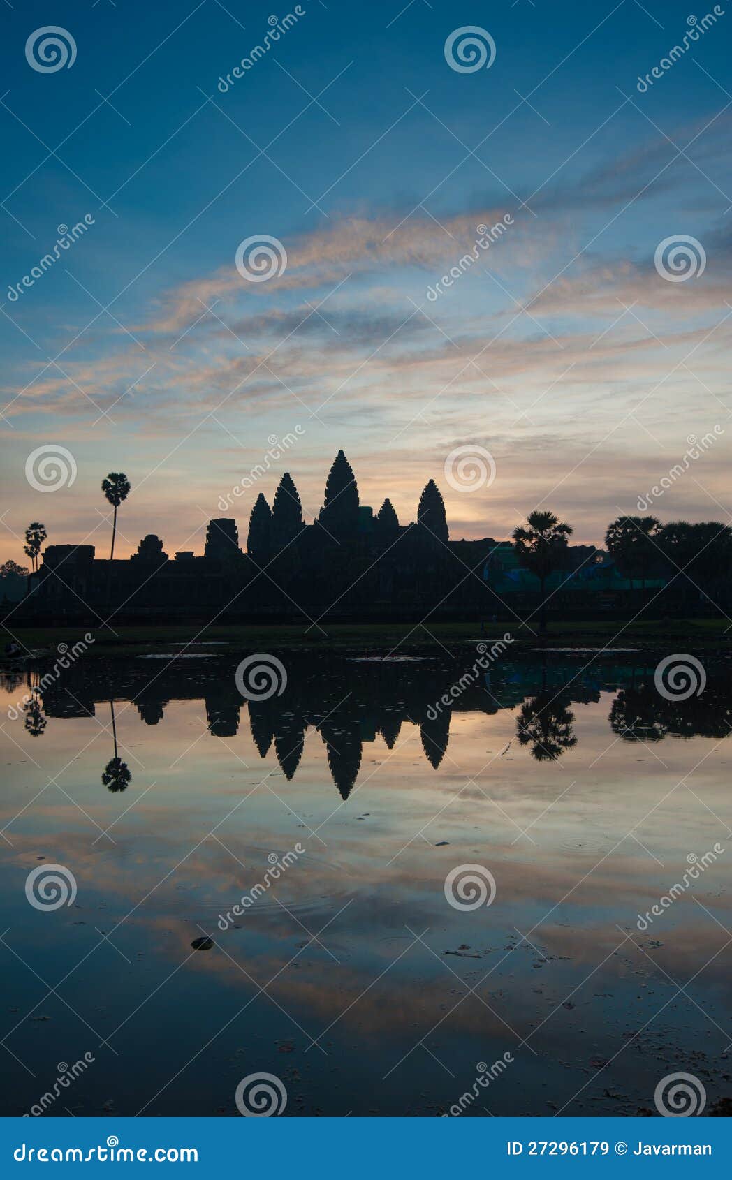 Angkor Wat Temple at Sunrise, Cambodia Stock Image - Image of asia ...