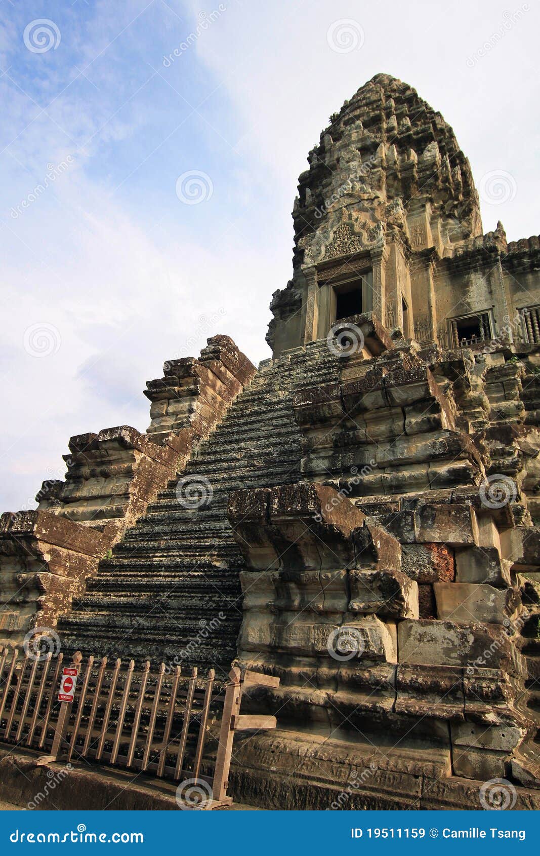 Angkor Wat Tower stock image. Image of heritage, pagoda - 19511159