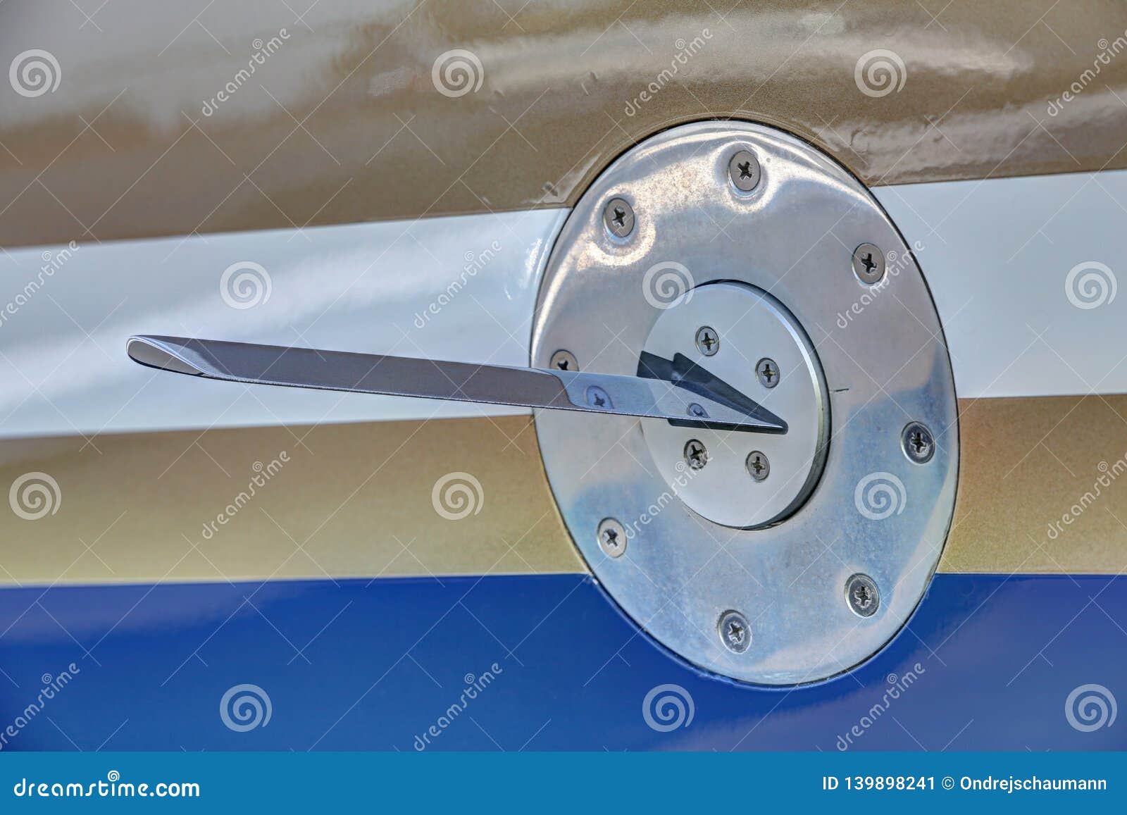 Angle of Attack Metal Sensor on Side of Aircraft Stock Image - Image of ...