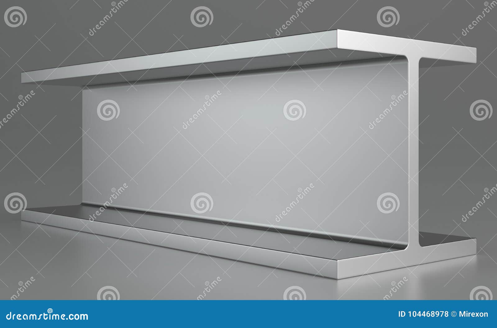 Angle Channel Steel Bar on Gray Background. 3d Rendering Stock ...