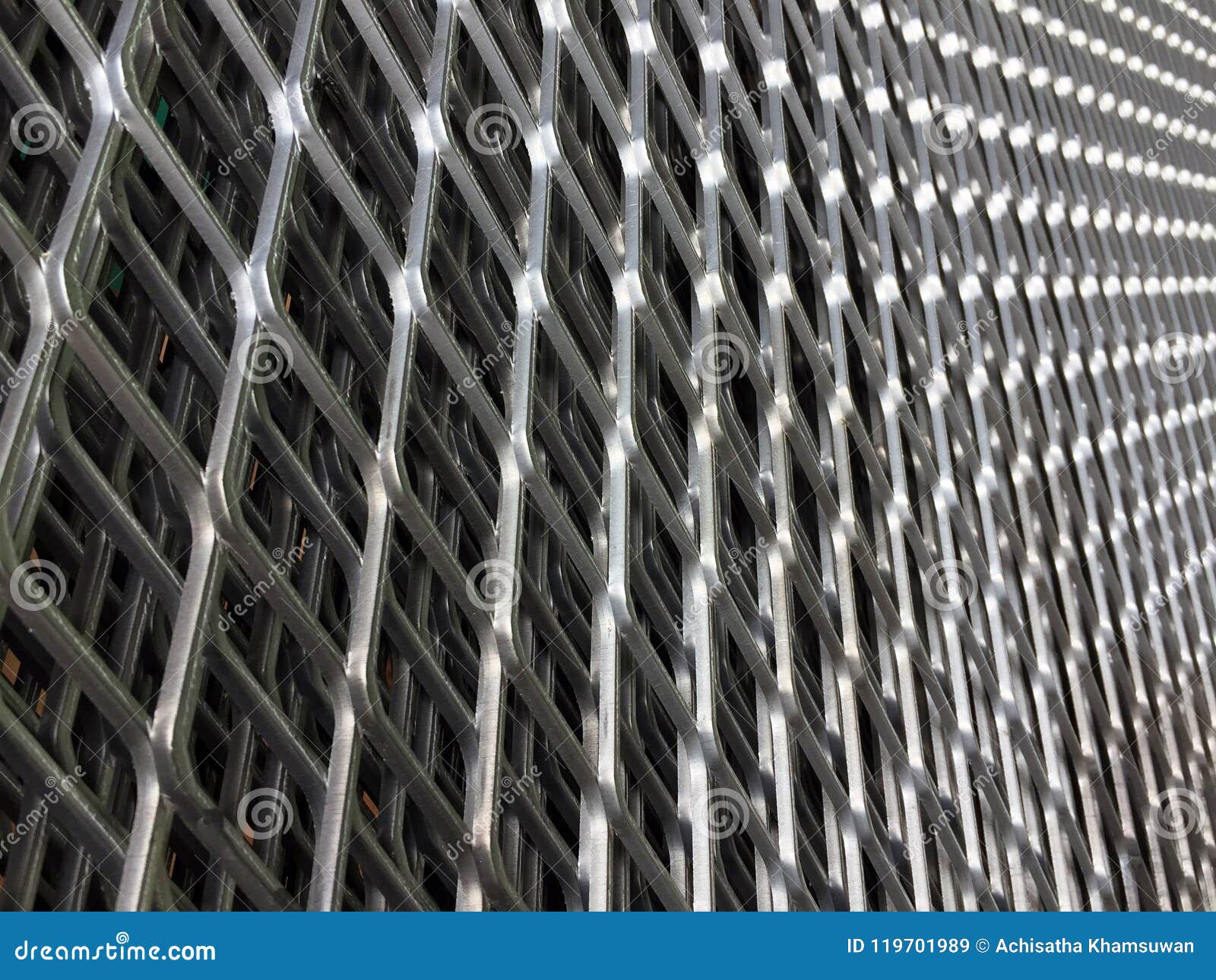 Angle of Constricted of Metal Grille. Pattern of Steel Grating Stock ...
