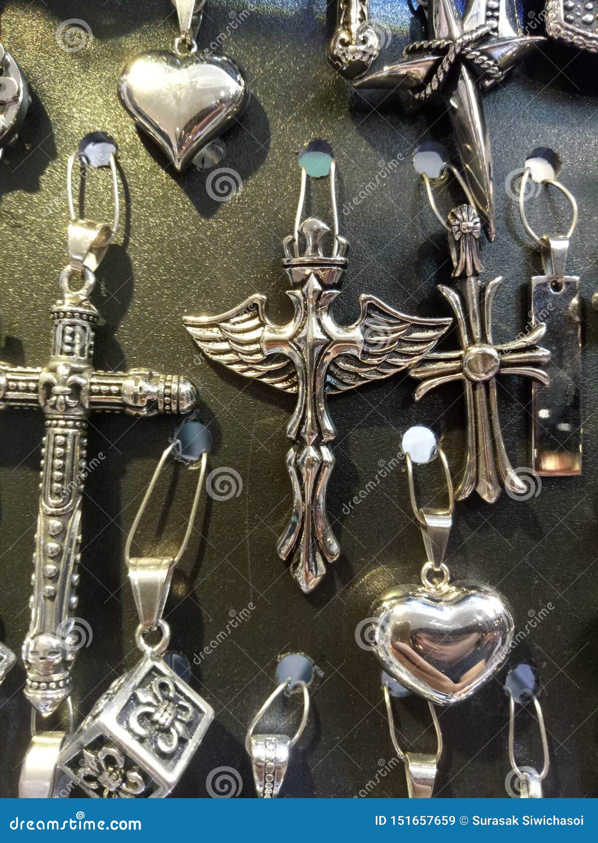 The angle cross. stock image. Image of holy, angle, necklace - 151657659