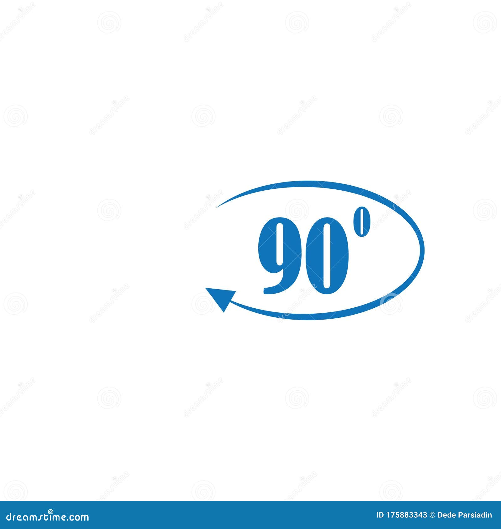 Angle 90 Degrees Sign Icon. Geometry Math Symbol. Right Angle. Classic ...