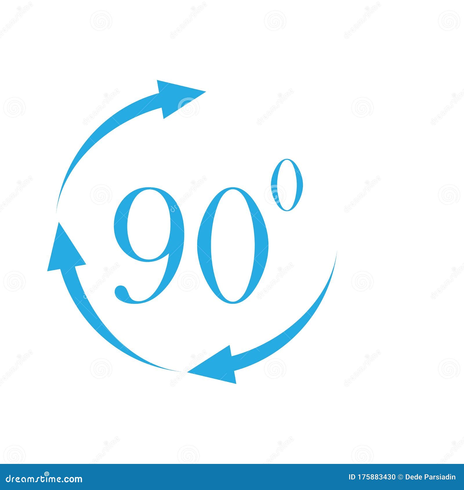 Angle 90 Degrees Sign Icon. Geometry Math Symbol. Right Angle. Classic ...