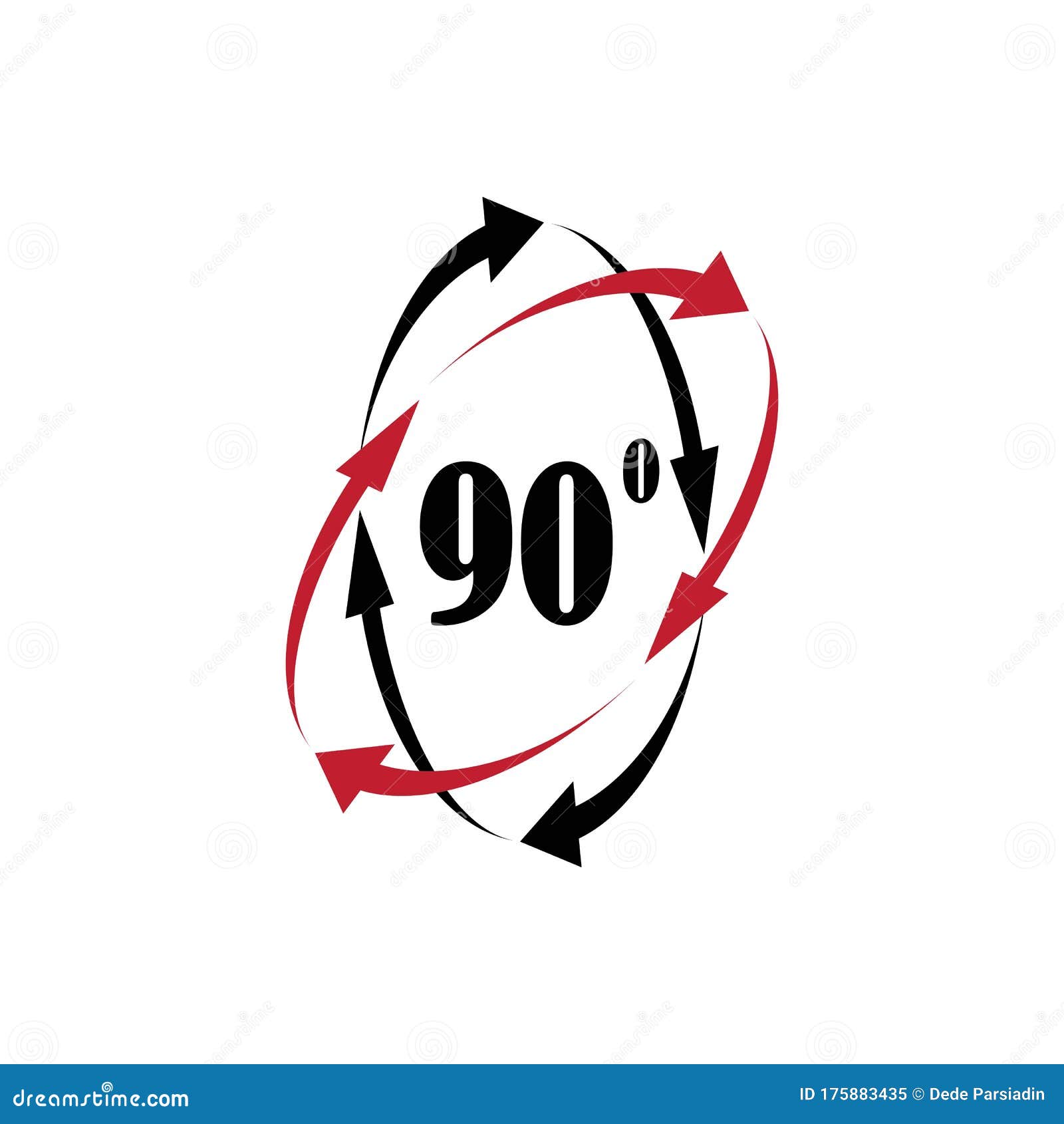 Angle 90 Degrees Sign Icon. Geometry Math Symbol. Right Angle. Classic ...
