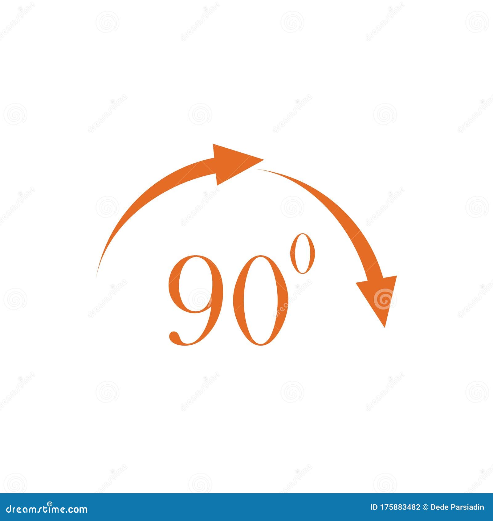 Angle 90 Degrees Sign Icon. Geometry Math Symbol. Right Angle. Classic ...