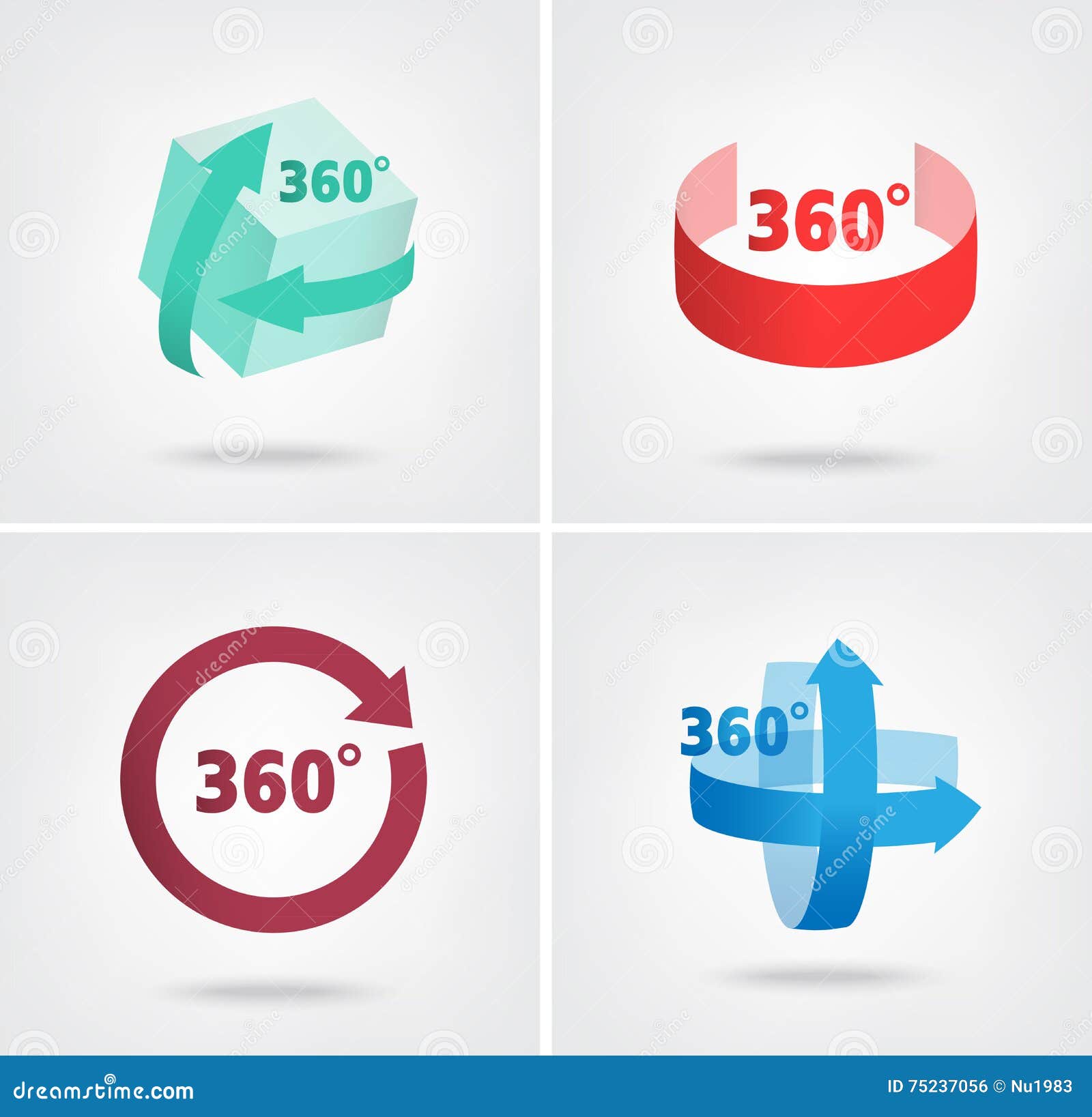Angle 360 Degrees Sign Icons Stock Vector - Illustration of stamp ...