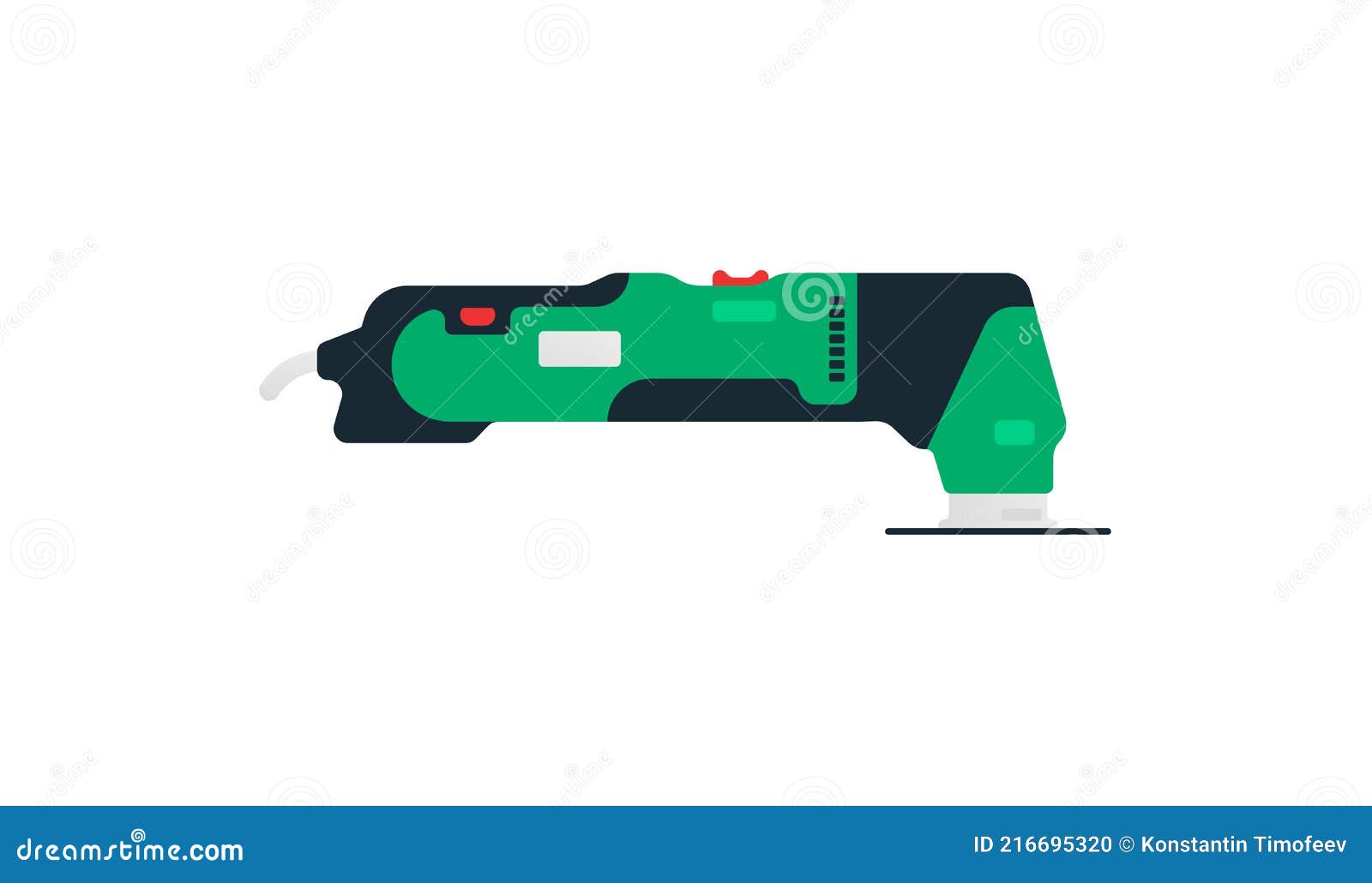 Angle Grinder, Cordless Grinder Side View. Power Tools for Home ...