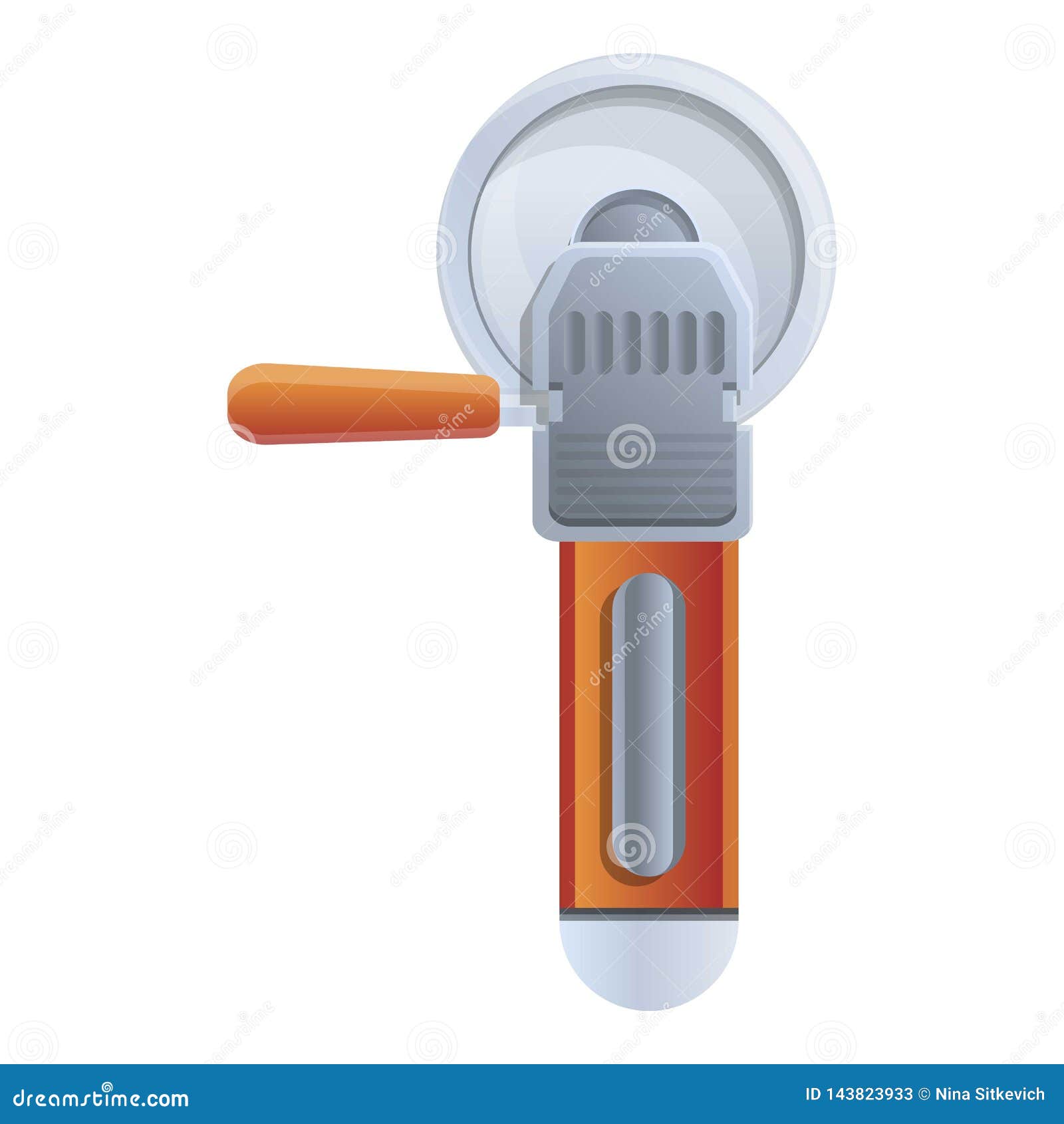 Angle Grinder Icon, Cartoon Style Stock Vector - Illustration of ...