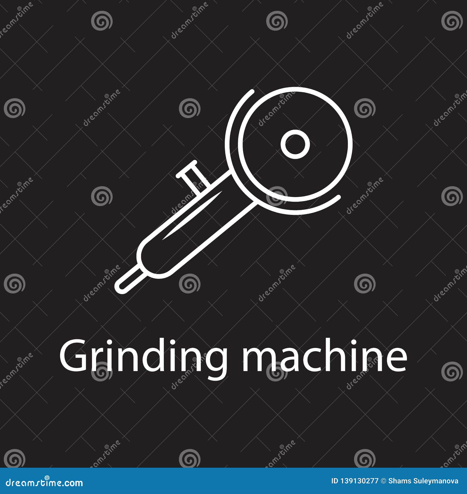 Angle Grinder Icon Icon. Simple Element Illustration. Angle Grinder ...