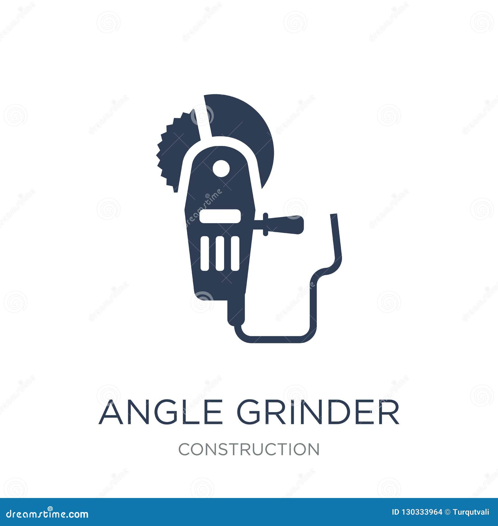 Angle Grinder Icon. Trendy Flat Vector Angle Grinder Icon on White ...