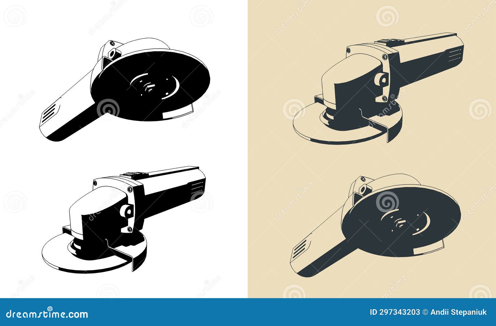 Angle Grinder Illustrations Stock Vector - Illustration of equipment ...