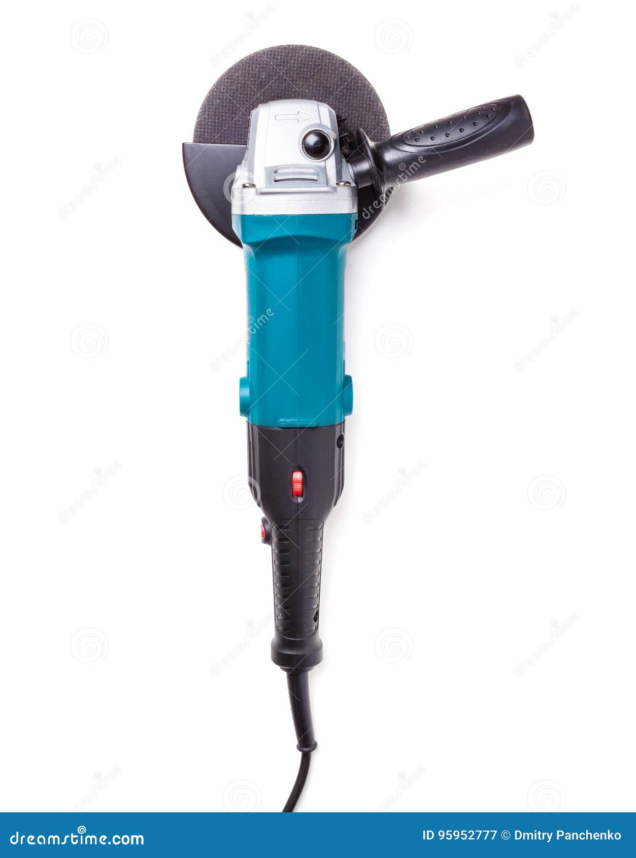 Angle Grinder Isolated on White Background. Stock Image - Image of ...