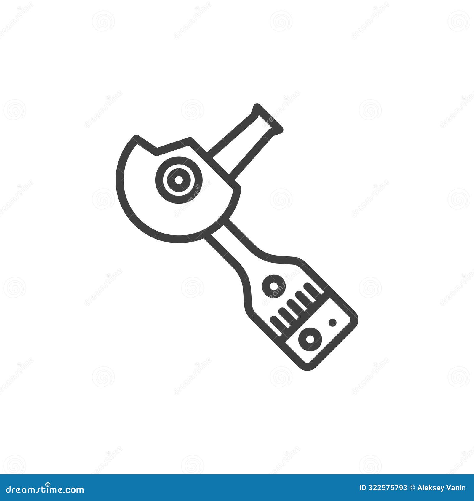 Angle Grinder line icon stock vector. Illustration of angle - 322575793
