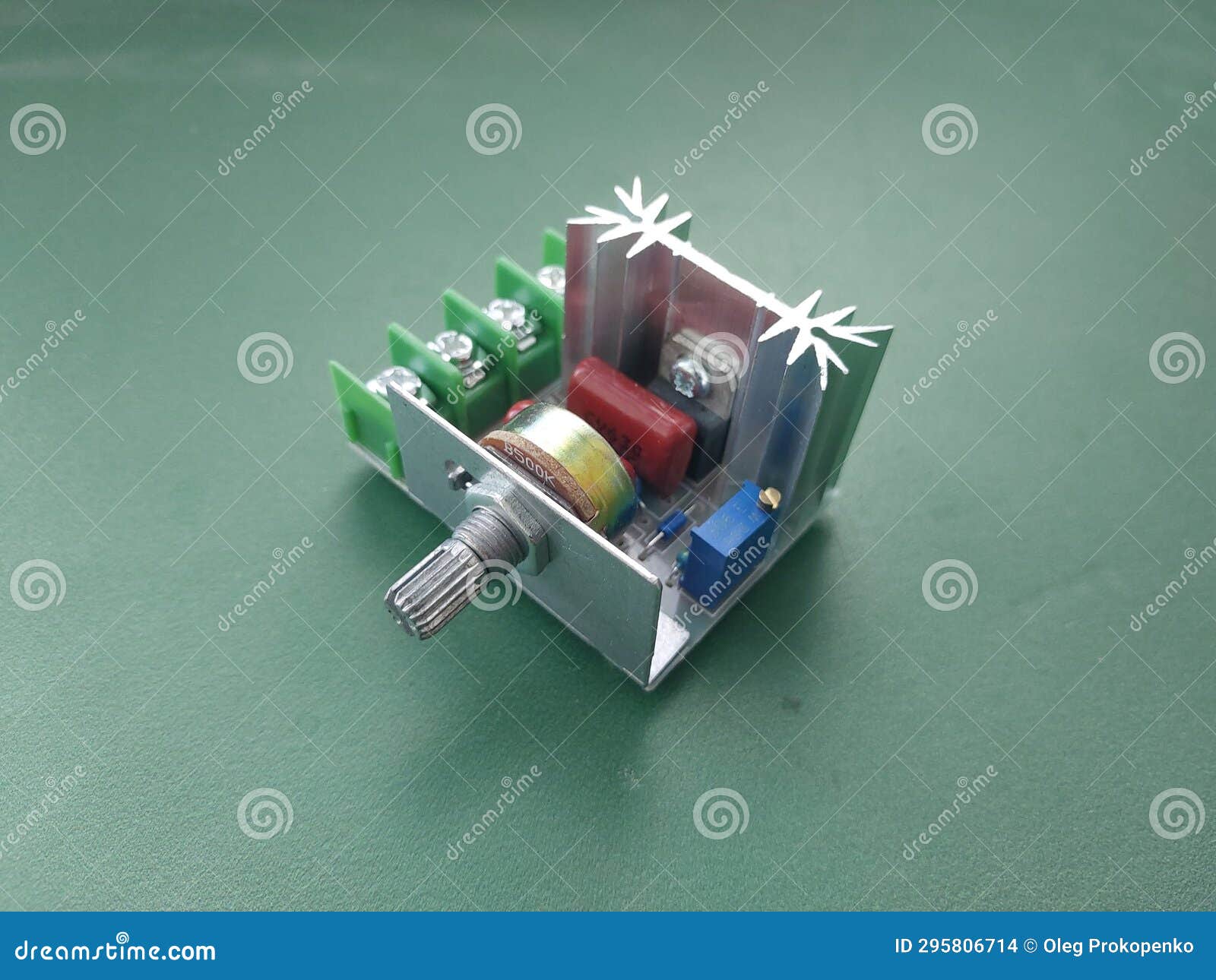 Dc Motor Speed Controller Board That Regulates Motor Speed Using Pulse Width Modulation Method