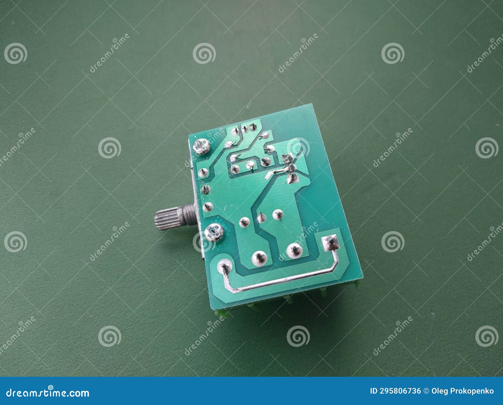 Dc Motor Speed Controller Board That Regulates Motor Speed Using Pulse Width Modulation Method