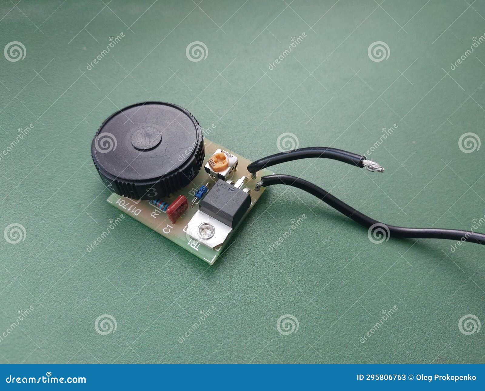 Dc Motor Speed Controller Board That Regulates Motor Speed Using Pulse Width Modulation Method