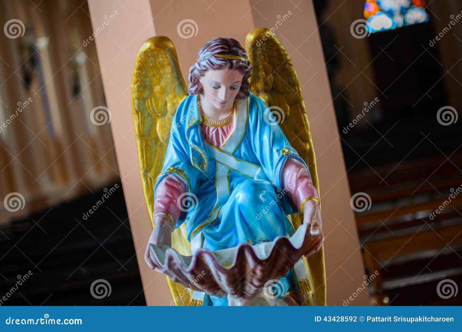 The angle of holy stock photo. Image of church, making - 43428592