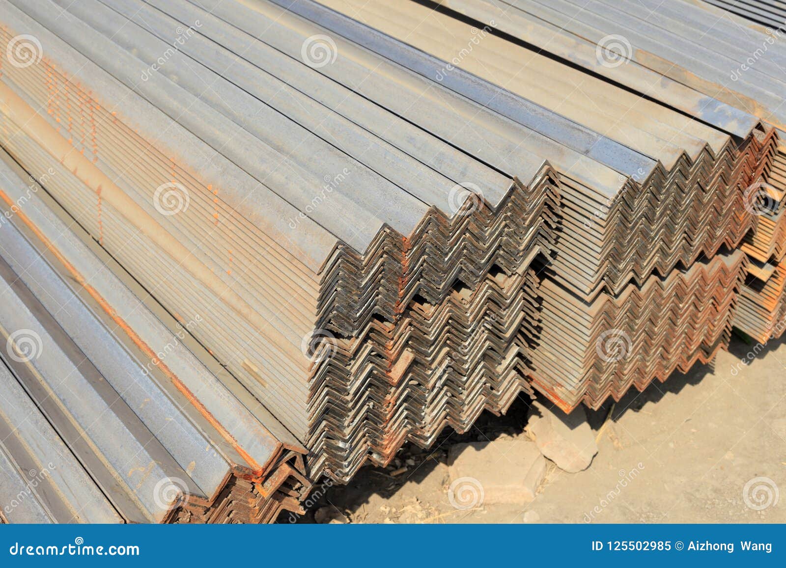 Angle iron stock image. Image of metallurgical, manufacture - 125502985