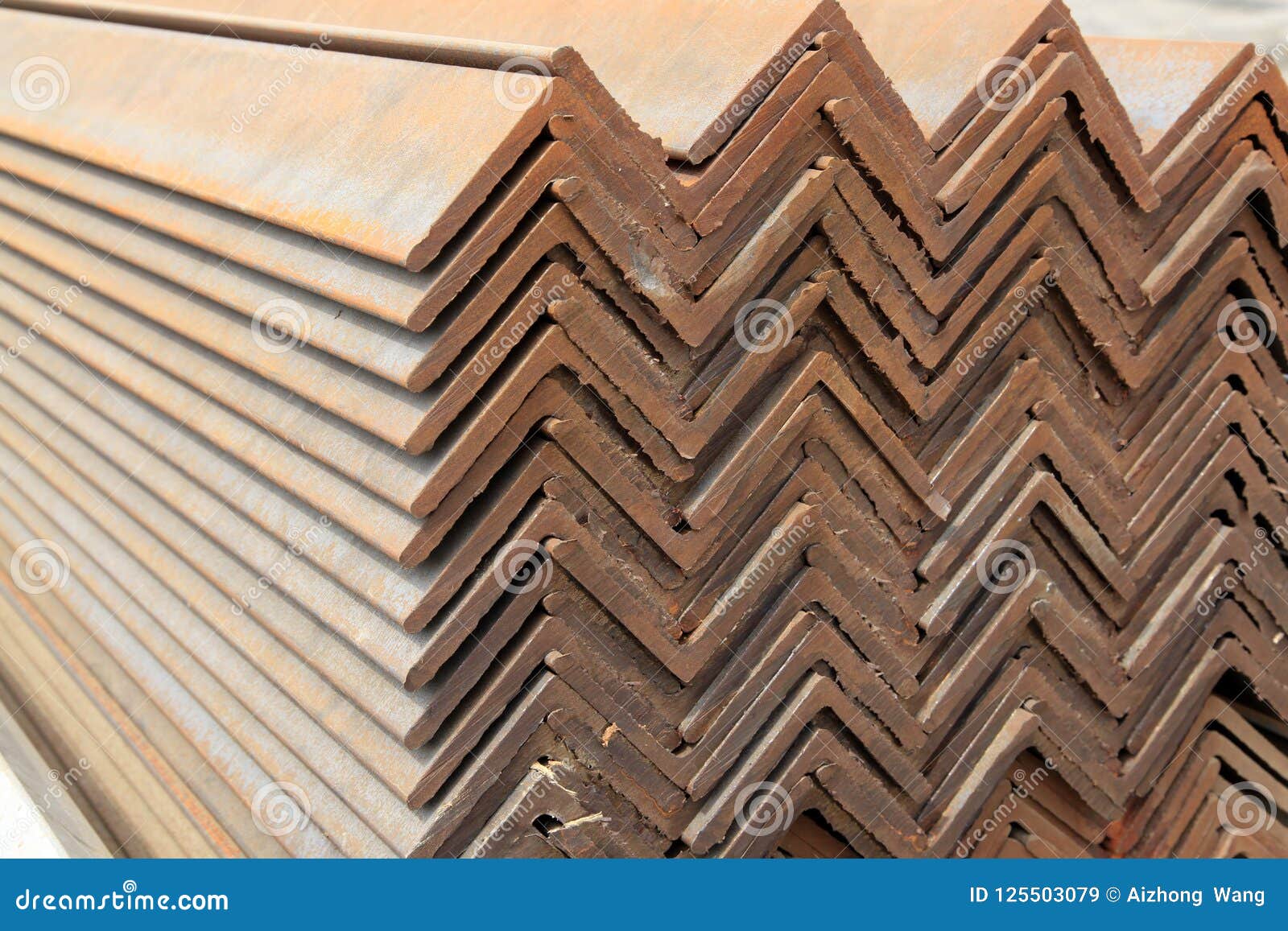 Angle iron stock image. Image of warehouse, heap, metallurgical - 125503079