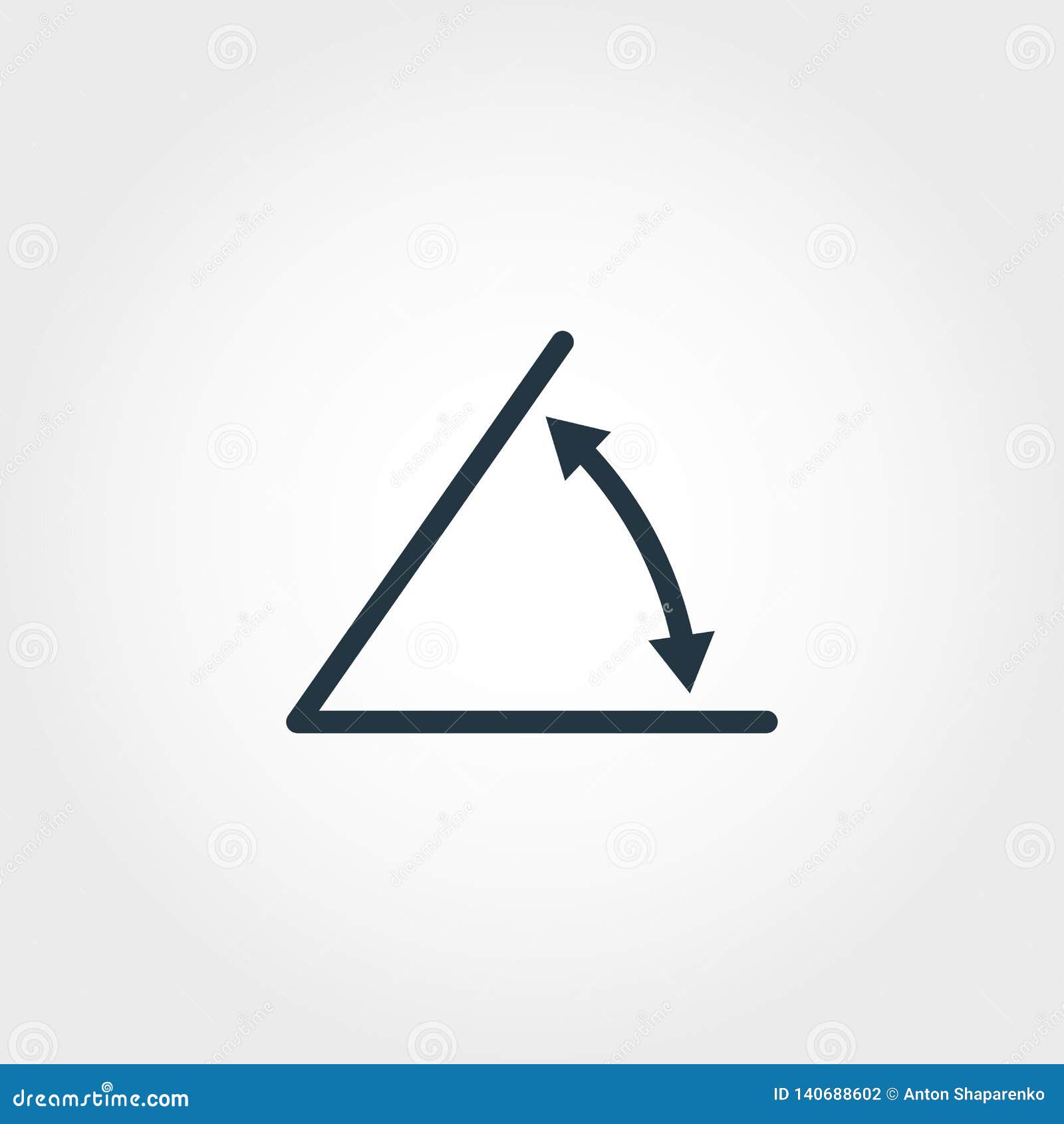 Angle Measurement Icon from Measurement Icons Collection. Creative ...