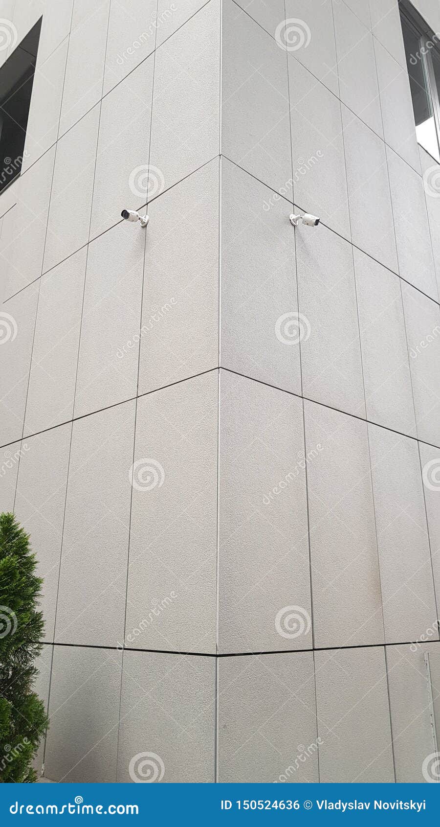 Angle of a Modern House in Perspective Stock Photo - Image of matte ...