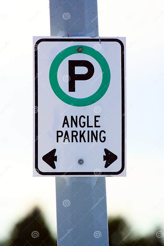 Angle parking stock image. Image of special, alert, alarm - 22559509