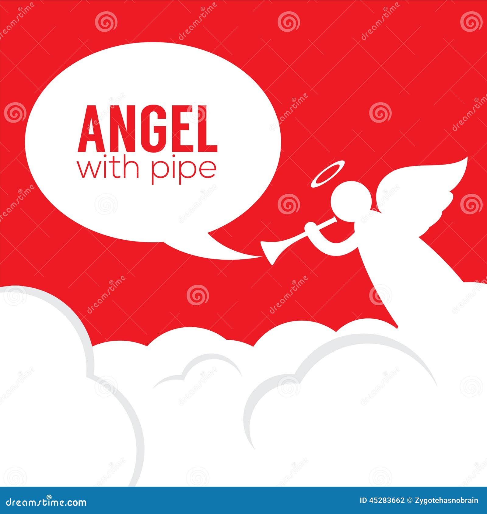 Angle with Pipe stock vector. Illustration of blurb, white - 45283662