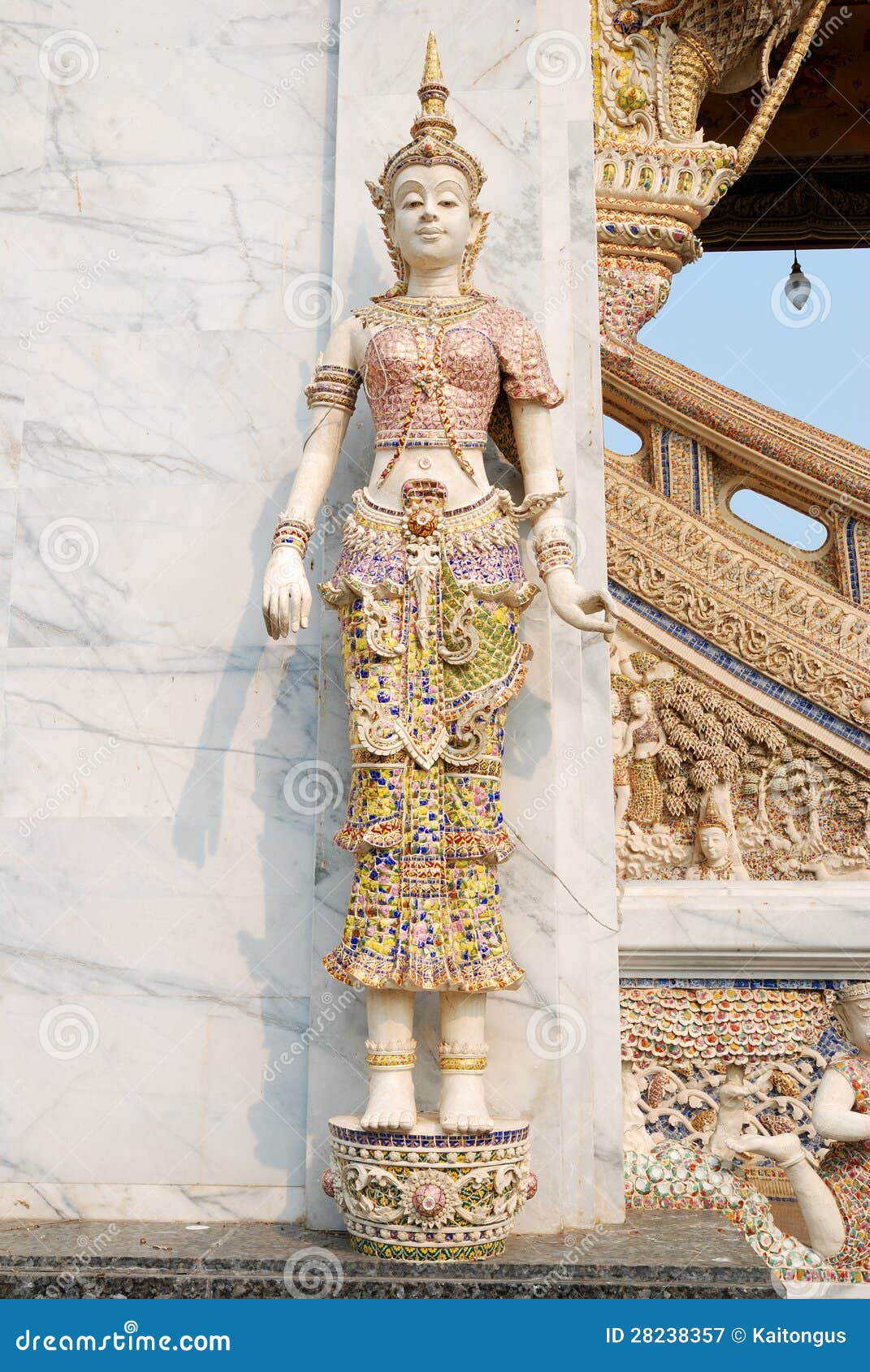 Angle Statue stock image. Image of female, landmark, golden - 28238357