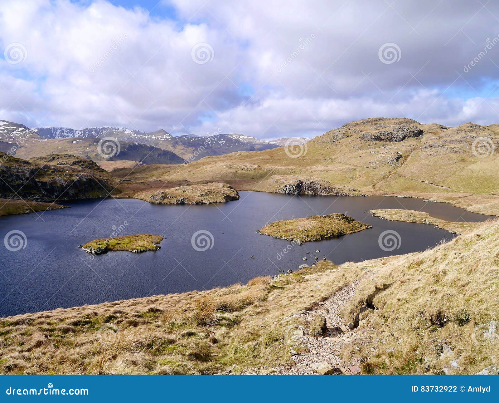 Angle Tarn, Lake District stock photo. Image of beauty - 83732922