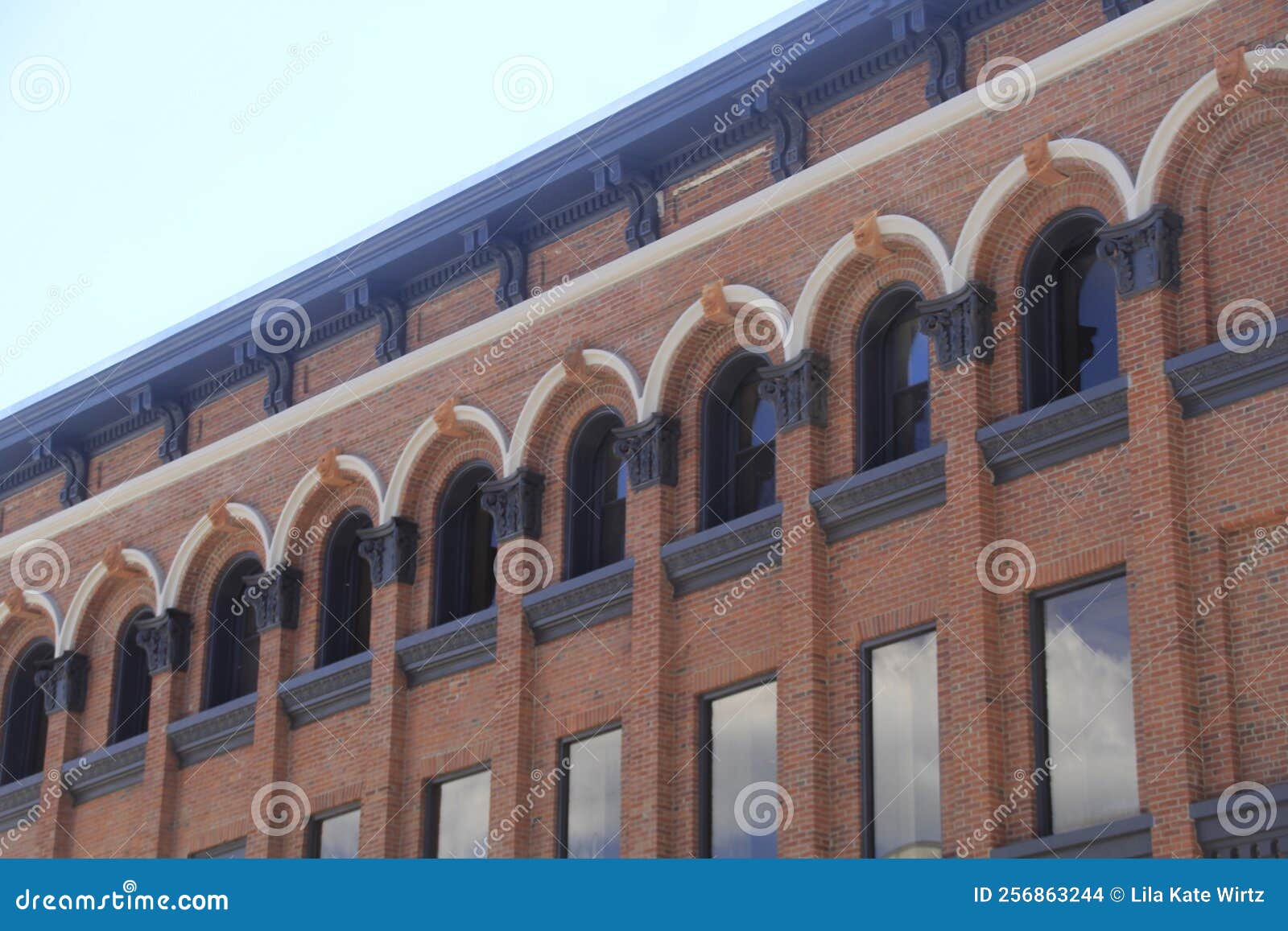 Architectural Buildings, with Arches. Stock Photo - Image of building ...
