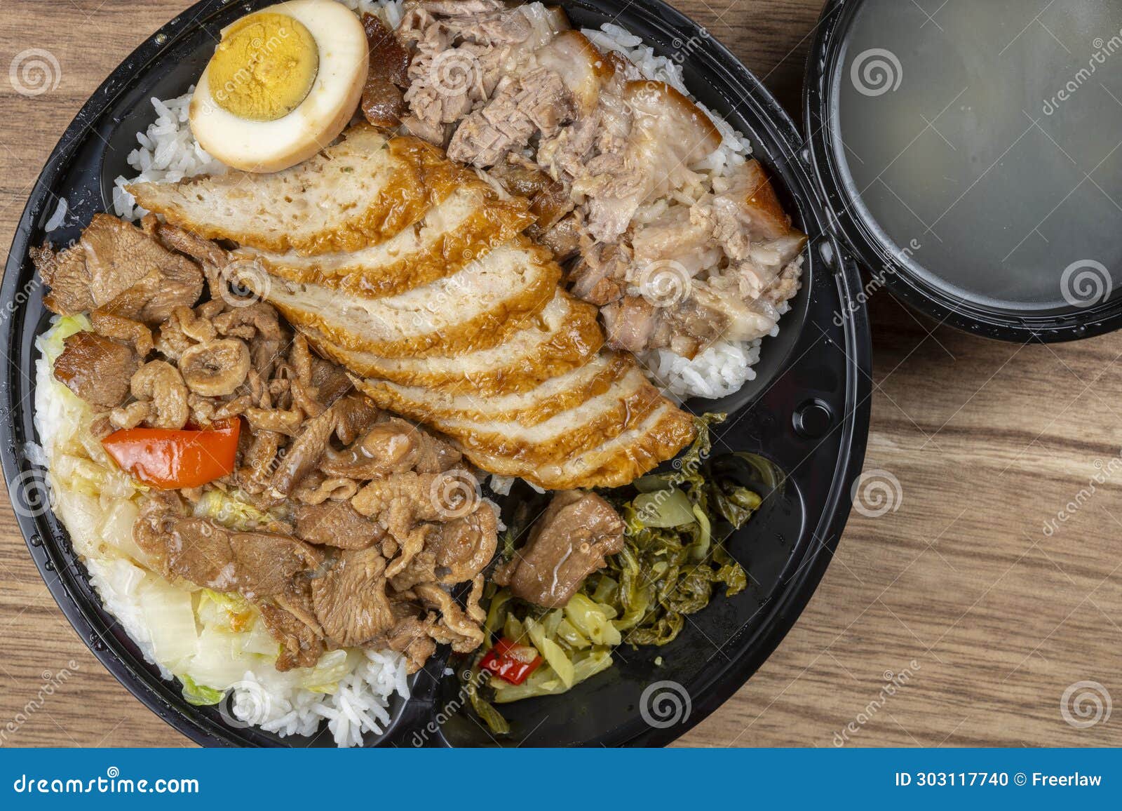 Longjiang Trotter Rice with Pork and Sausage and Pickled Cabbage and ...