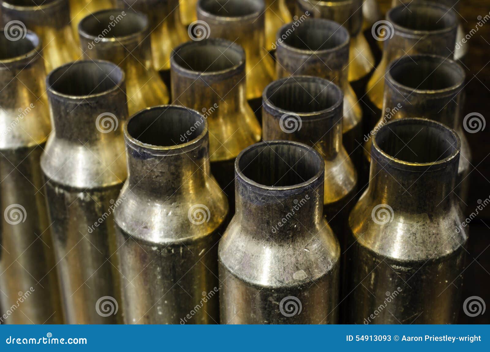 Angled Bullet Casings stock image. Image of bunch, hunting - 54913093
