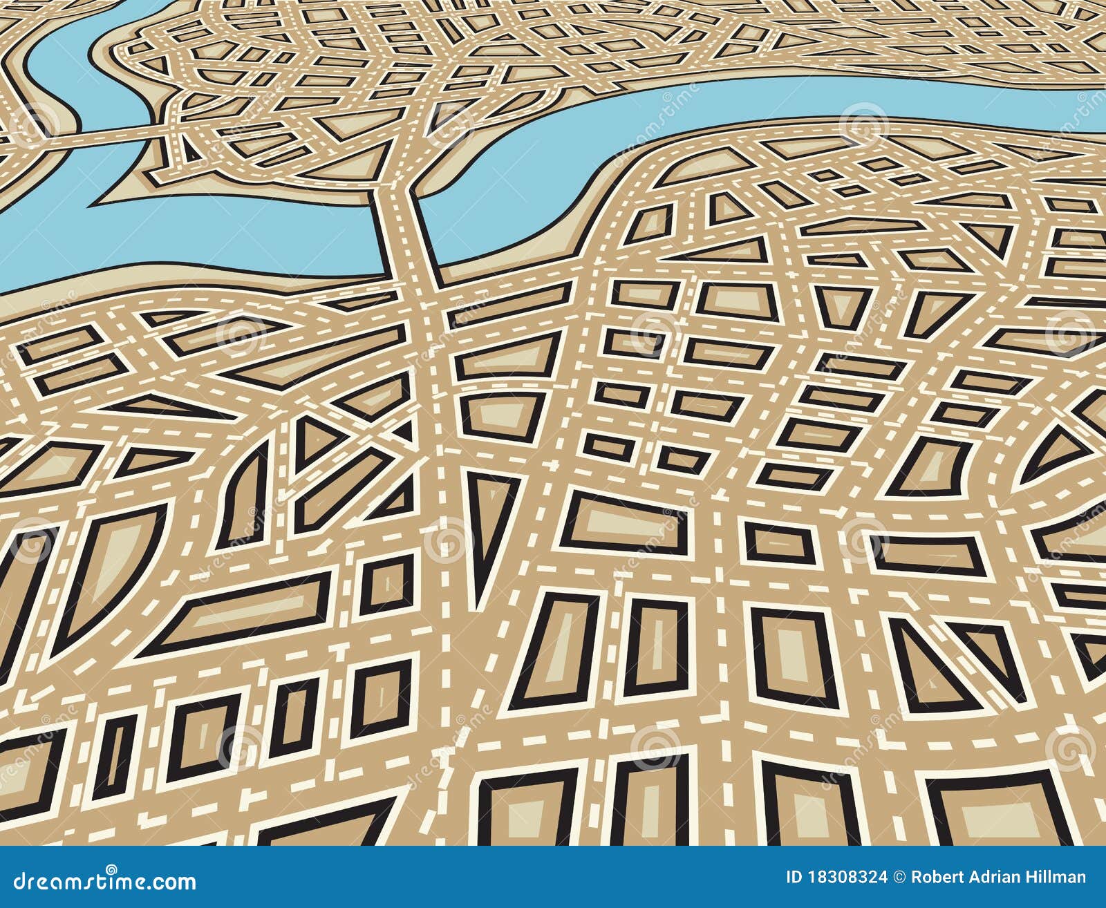 Angled Map Vector Illustration | CartoonDealer.com #15544104