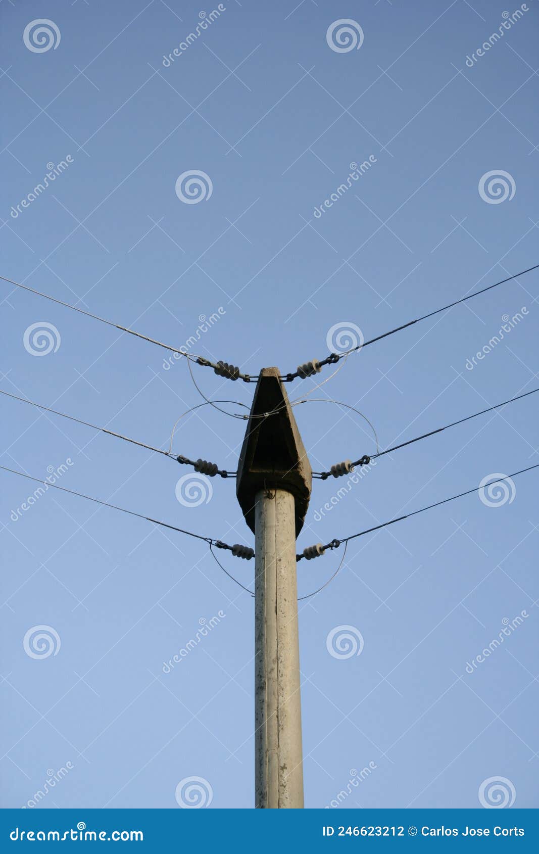 Angled Connections of Electrical Cables Stock Photo - Image of ...