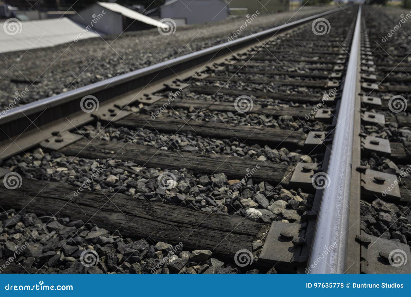 Angled Railroad Crossing Royalty-Free Stock Image | CartoonDealer.com ...