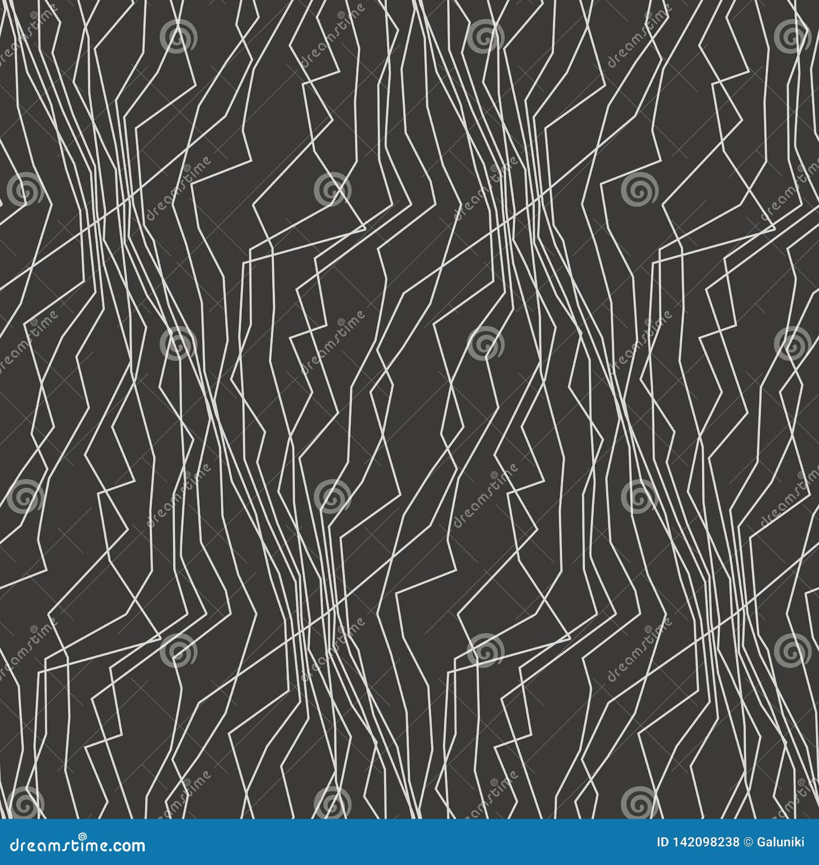 Angled Sketch Lines Vector Seamless Pattern Stock Illustration ...