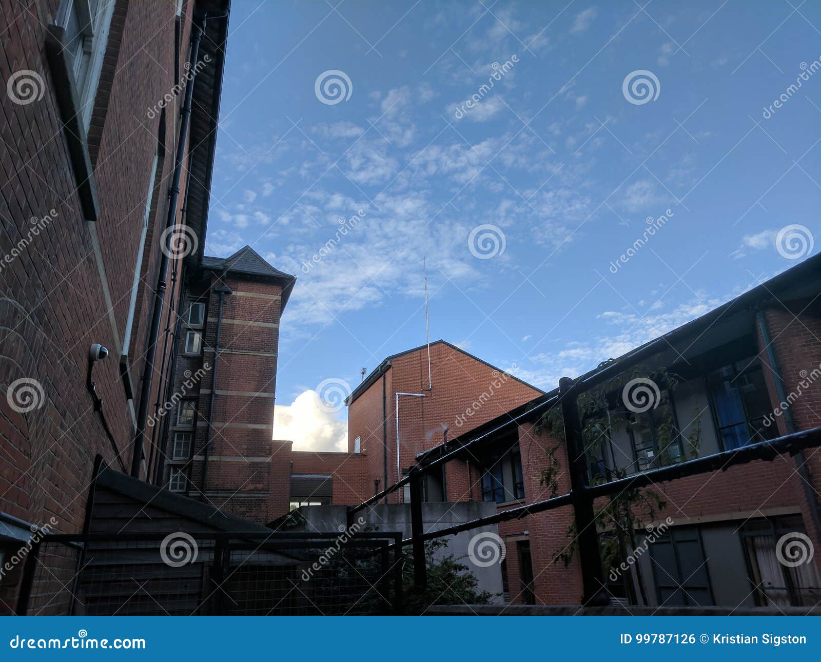 Angled Sky View from Ground Level Stock Photo - Image of level, view ...