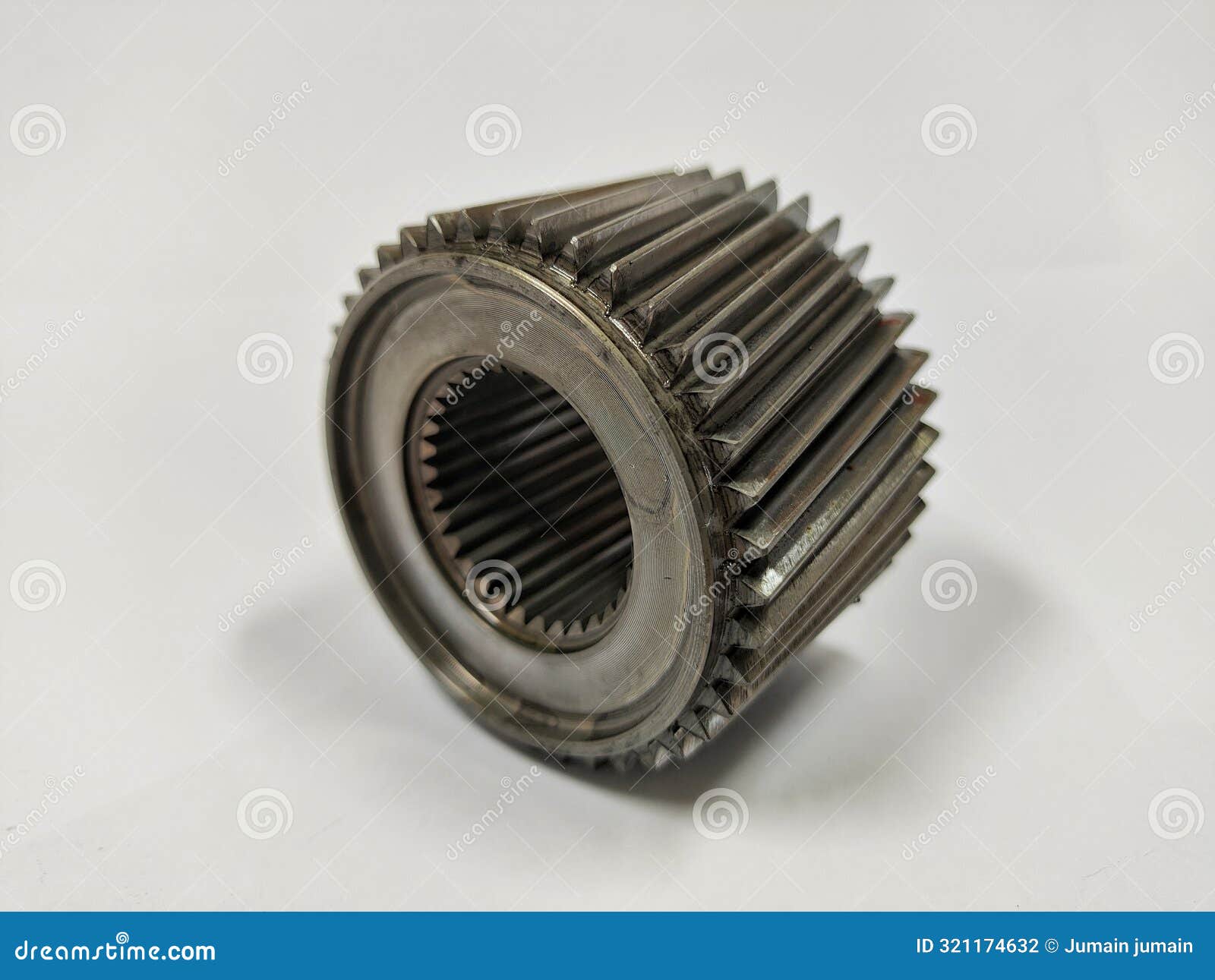 Angled To Reveal Its Intricate Teeth and Precise Design Against a ...