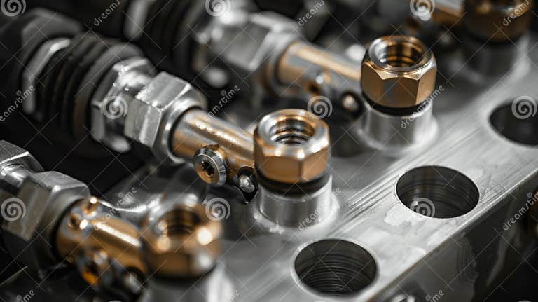 An Angled View of a Compact Lightweight Manifold Made from Highgrade ...
