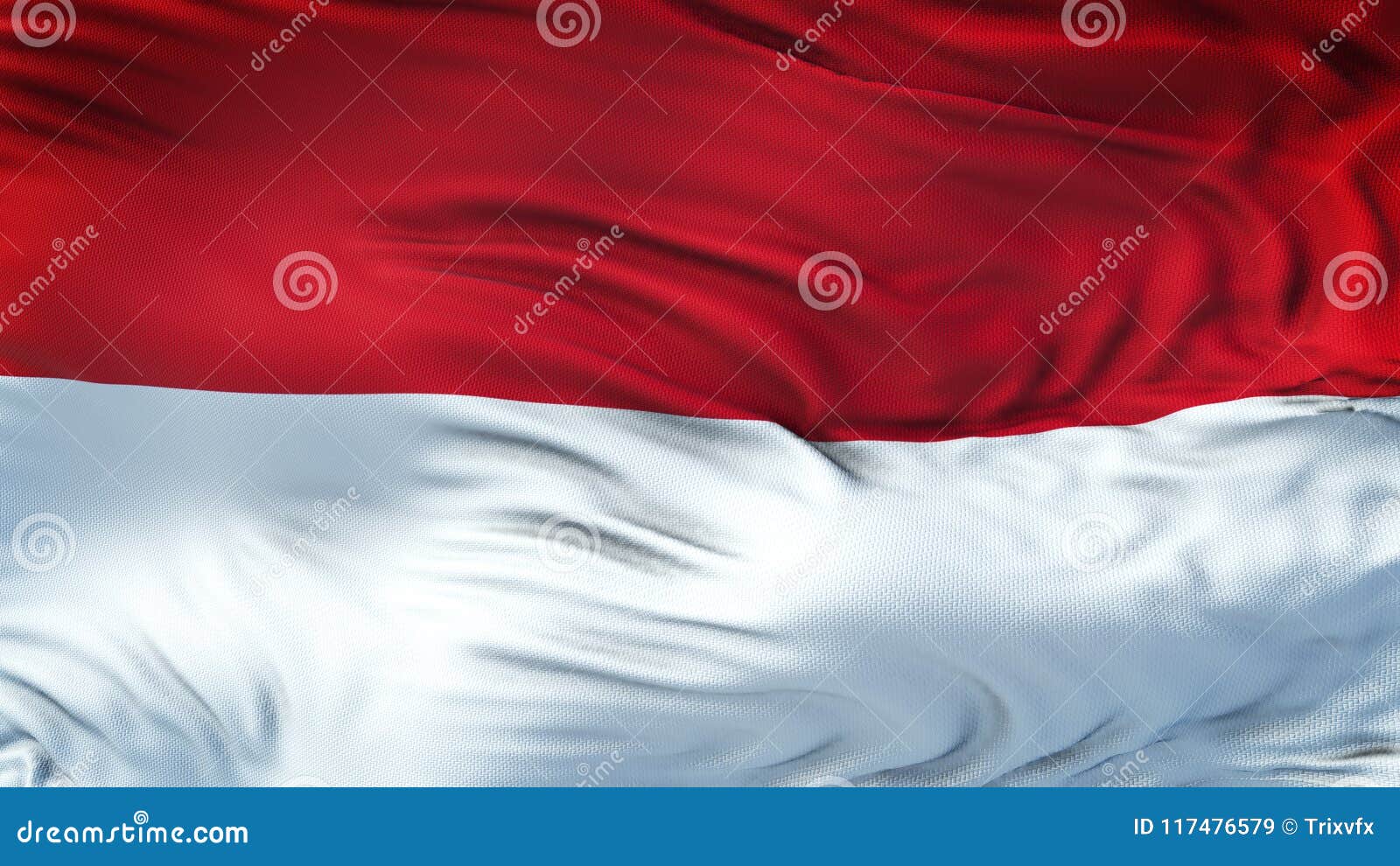 MONACO Realistic Waving Flag Background Stock Illustration ...