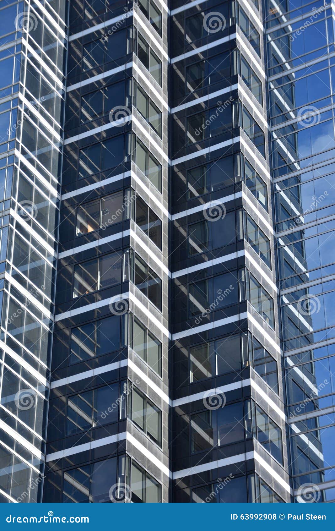 Angled windows stock photo. Image of curved, architecture - 63992908