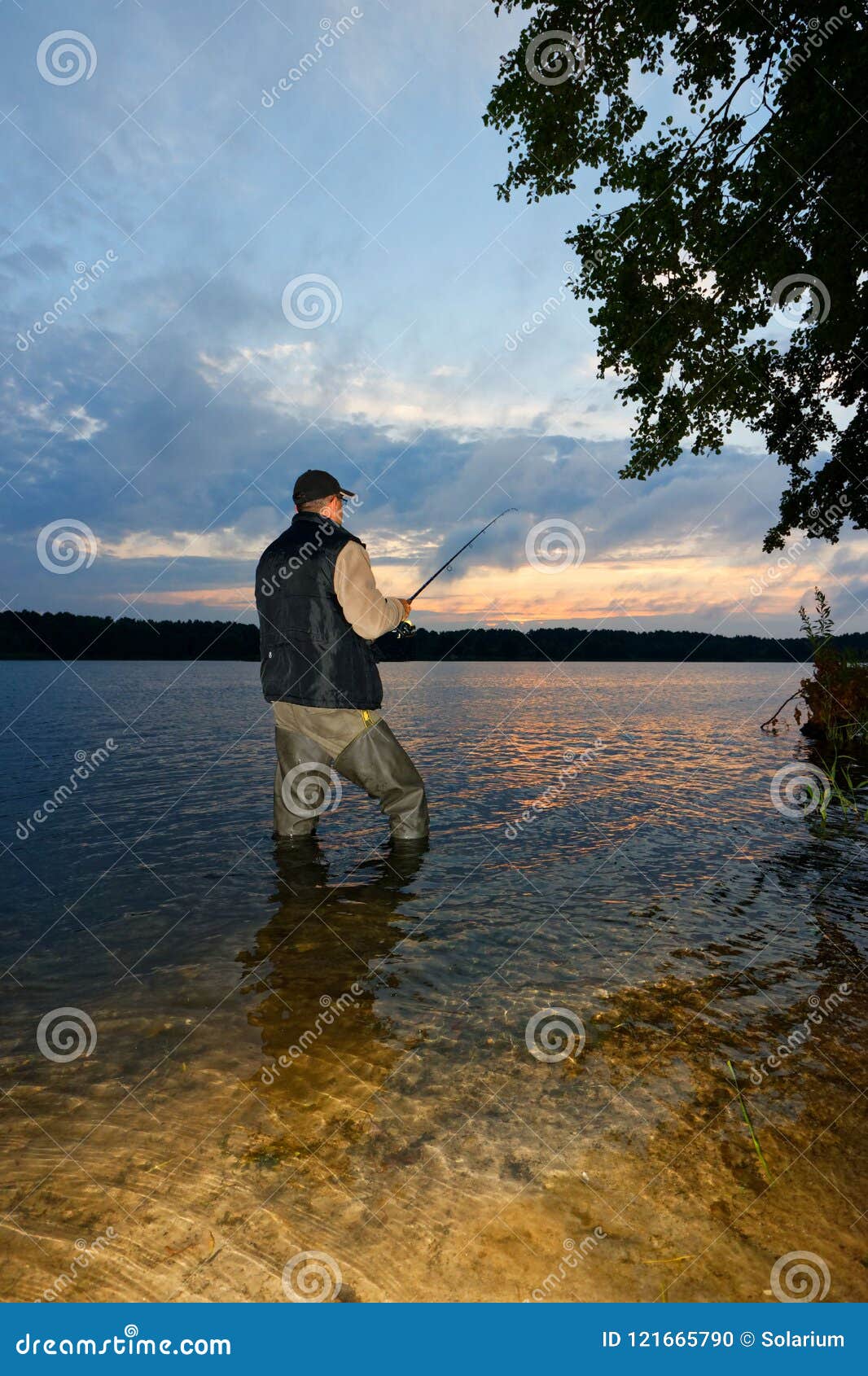 Angler stock photo. Image of recreation, hobby, spring - 121665790