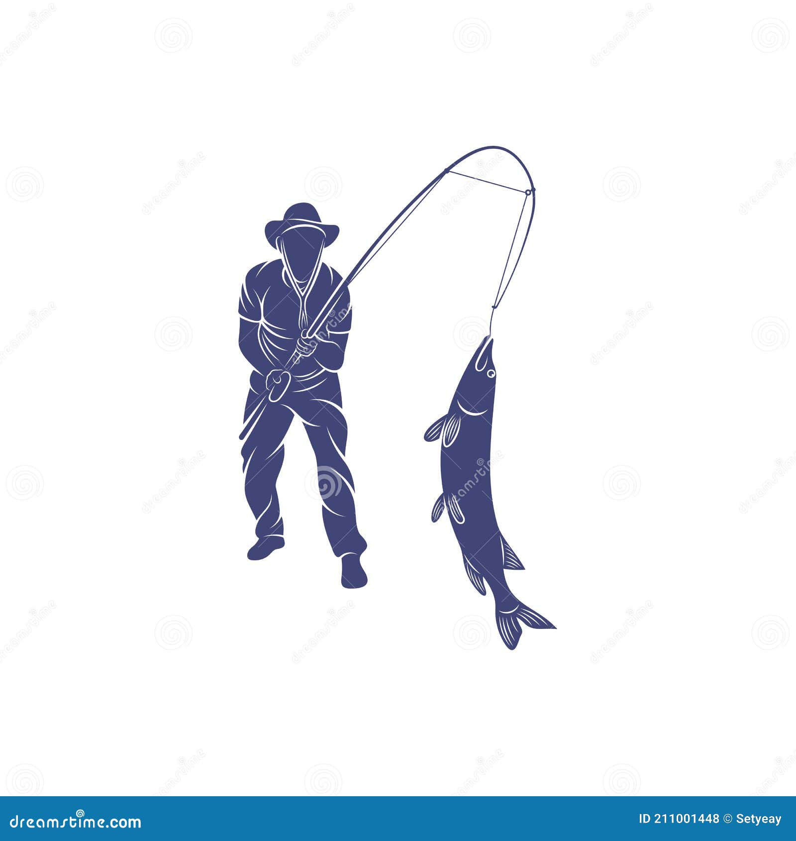 Angler Design Vector Illustration, Creative Angler Logo Design Concepts ...