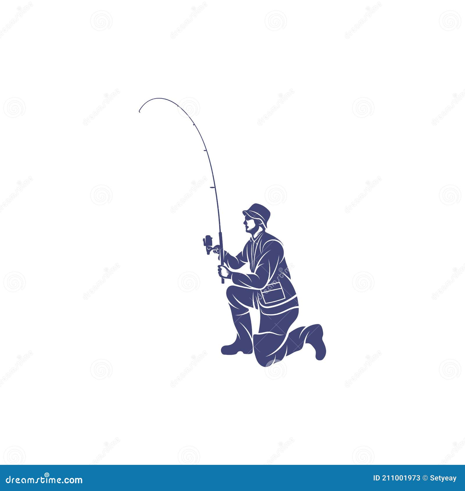 Angler Design Vector Illustration, Creative Angler Logo Design Concepts ...