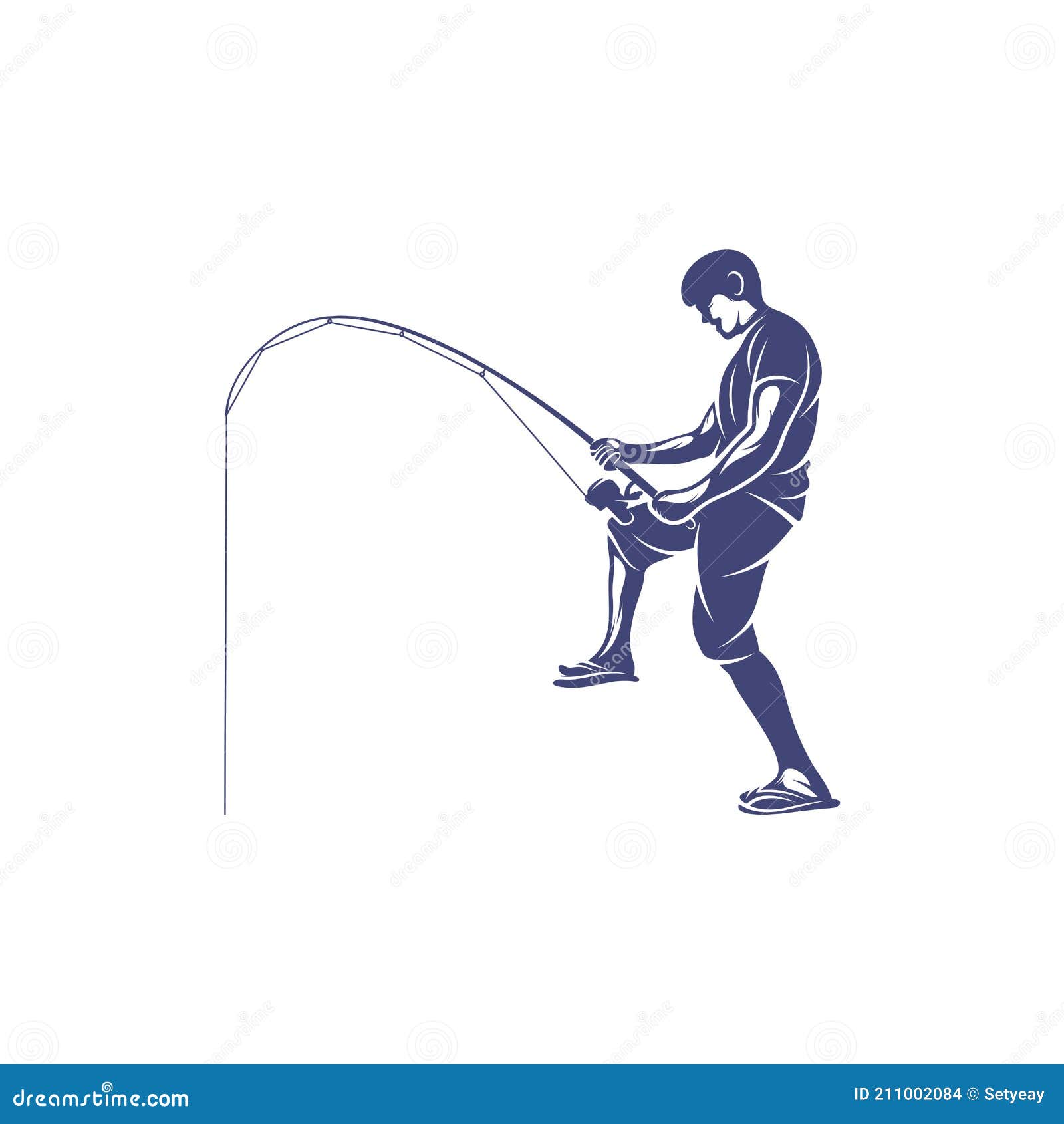 Angler Design Vector Illustration, Creative Angler Logo Design Concepts ...