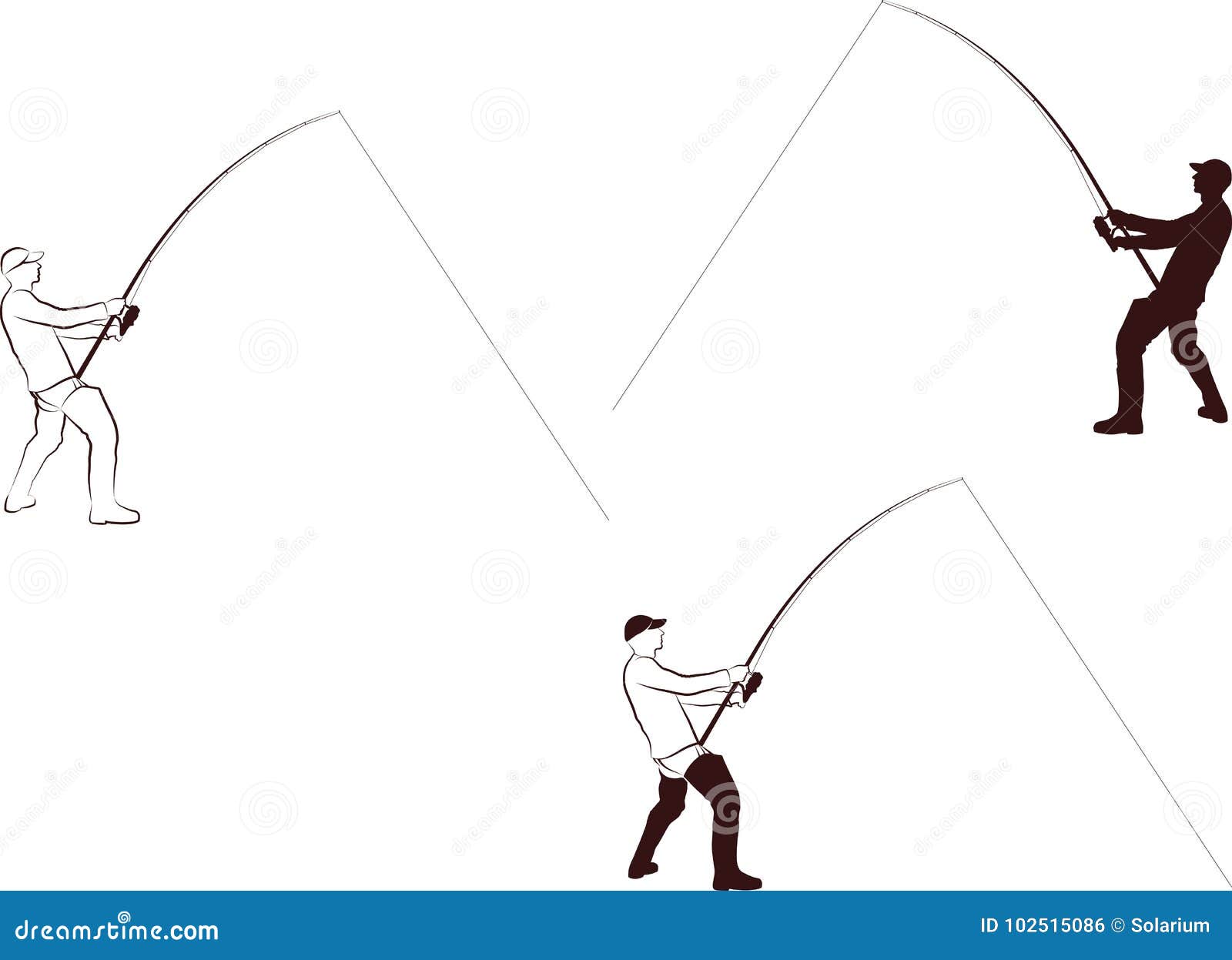 Angler Vector Icon On White Background. Flat Vector Angler Icon Symbol ...